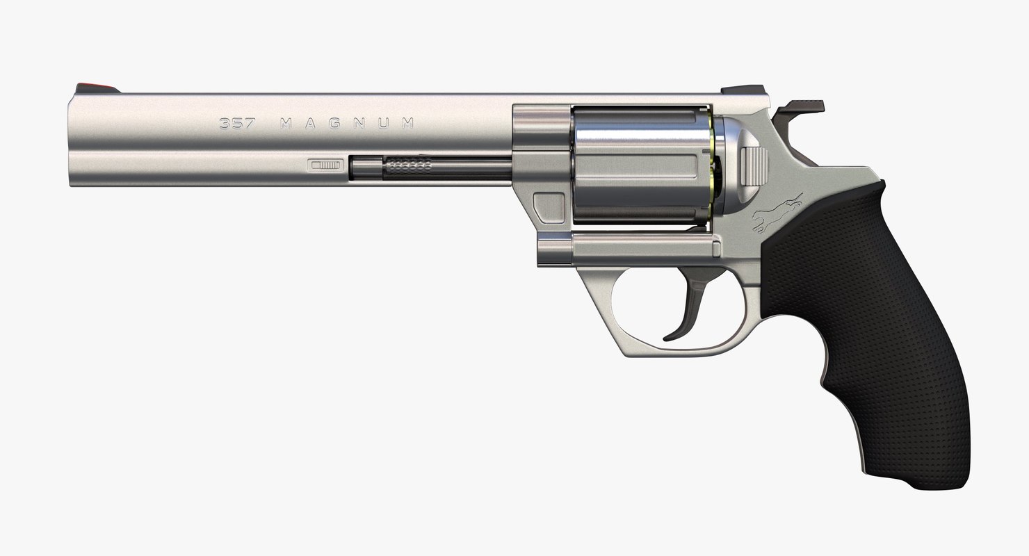 Concept revolver caliber 357 magnum 3D model - TurboSquid 1311329