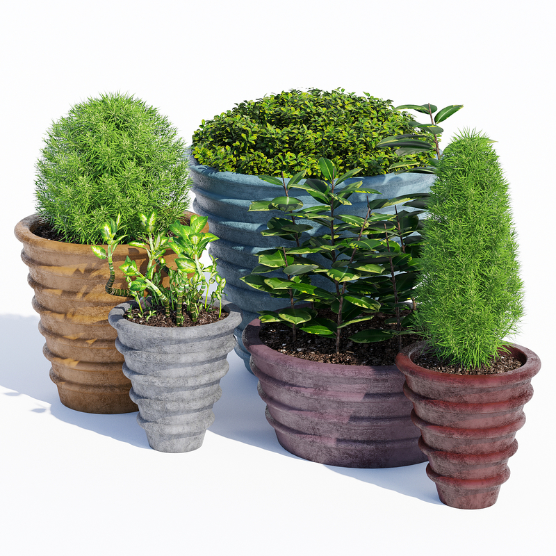 3D ribbed series - TurboSquid 1311360