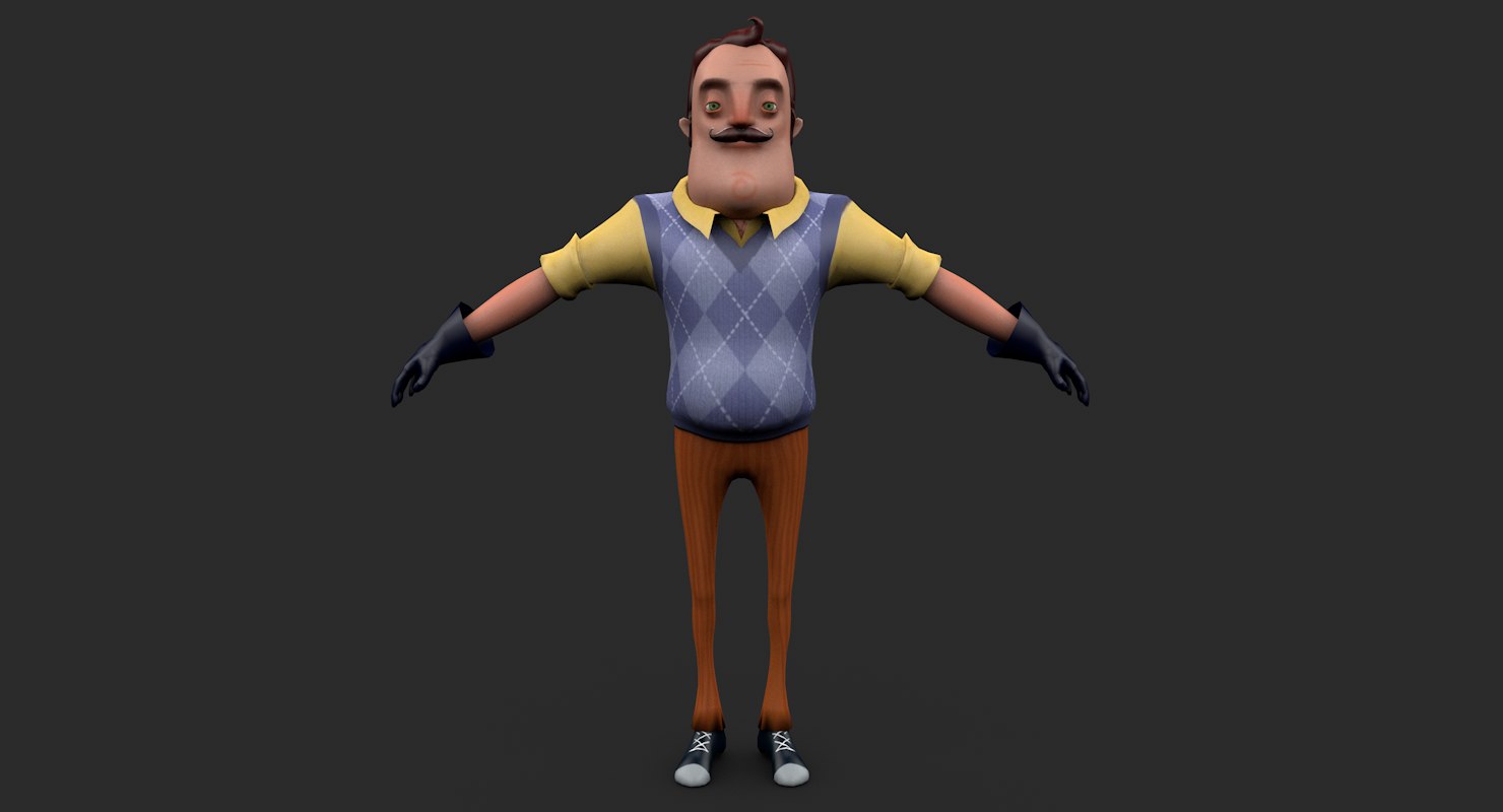 HELLO NEIGHBOR Model 3D - TurboSquid 1311404