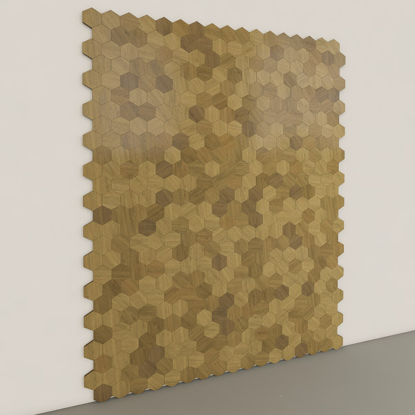 Wood wall panel 3D model - TurboSquid 1311497