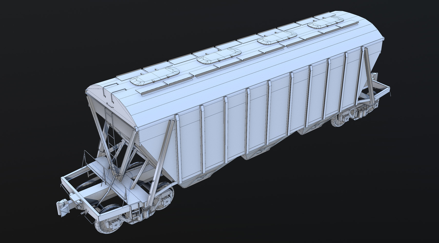 Low-poly car hopper 3D model - TurboSquid 1311559