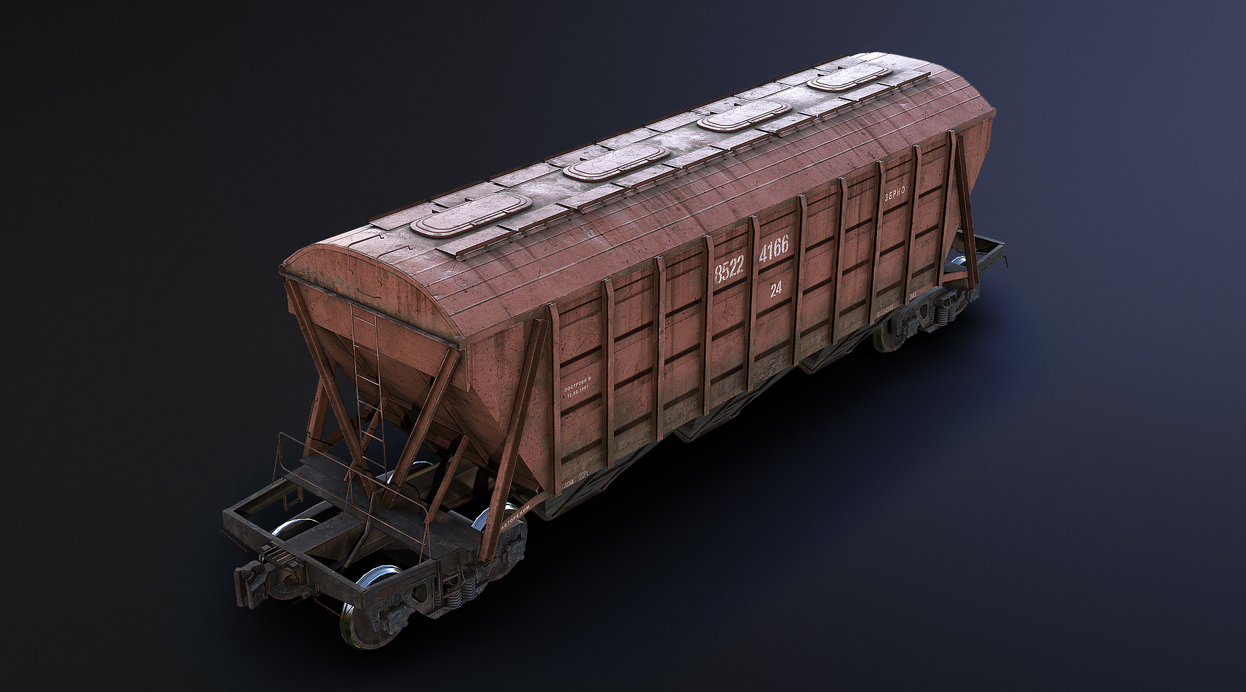 Low-poly car hopper 3D model - TurboSquid 1311559