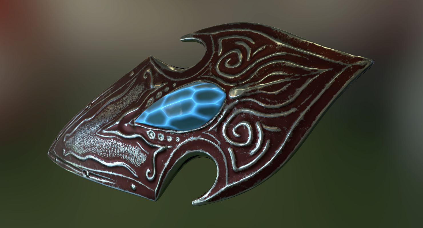 3D fantasy shield - TurboSquid 1311632