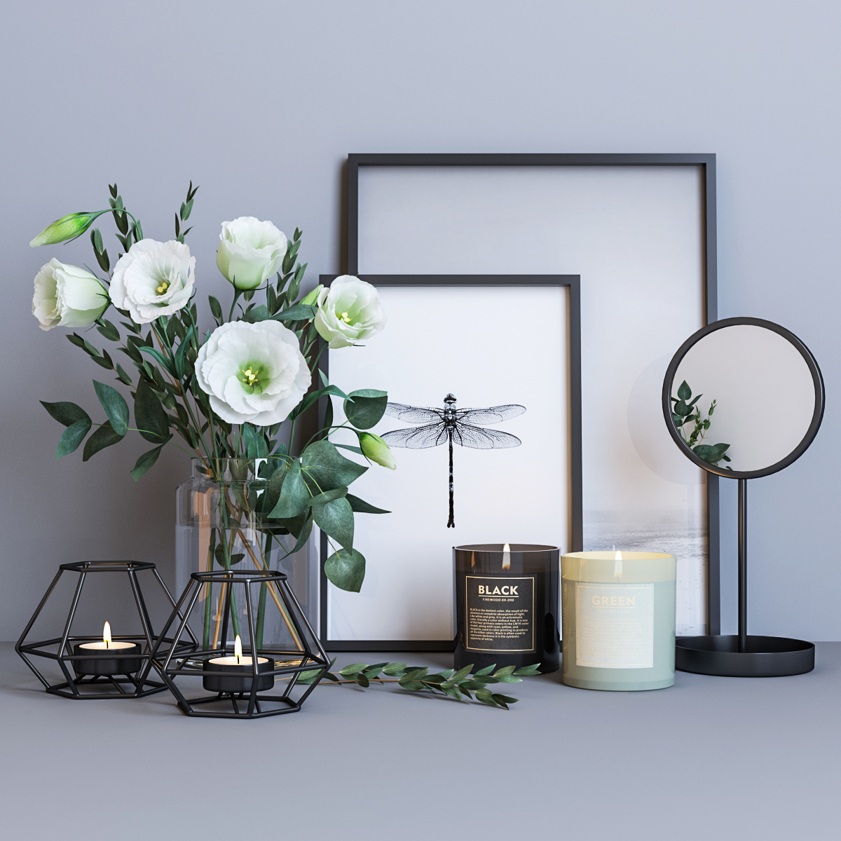 3d Model Decorative Set Turbosquid 1311853