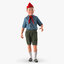 Child boy standing pose 3D model - TurboSquid 1311910
