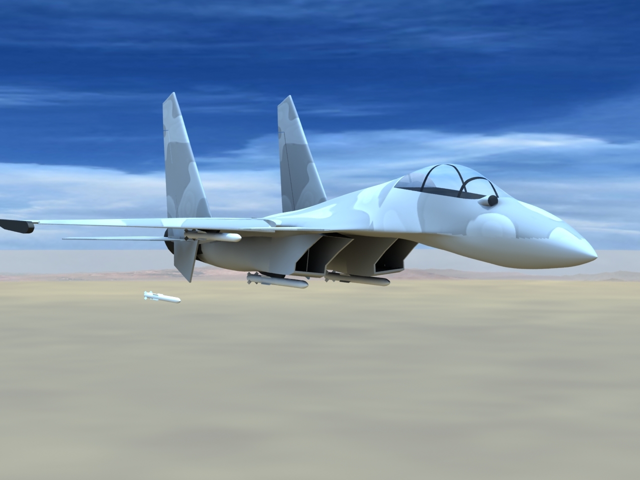 Sukhoi su-35 3D model - TurboSquid 1311918