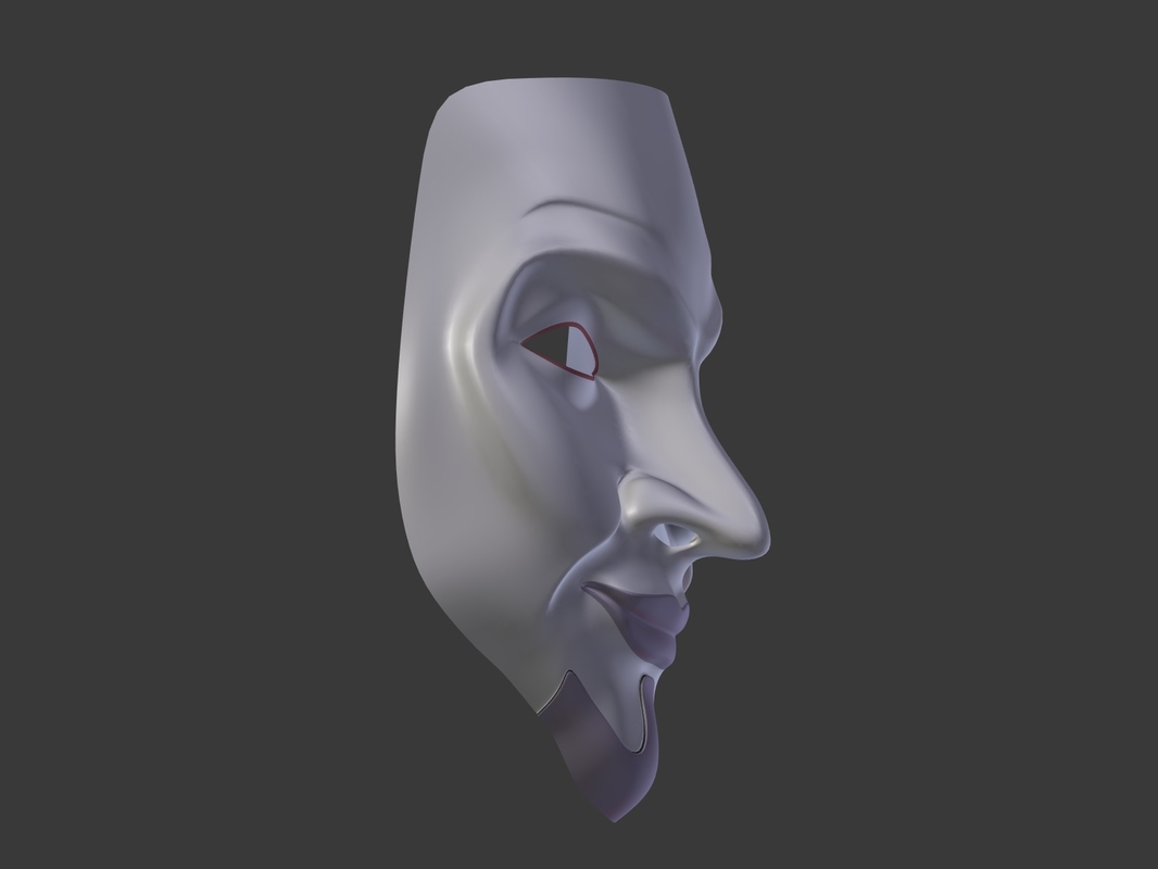 Anonymous mask 3D model - TurboSquid 1312004
