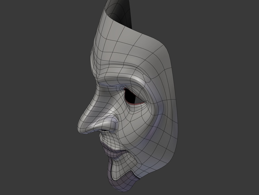 Anonymous mask 3D model - TurboSquid 1312004