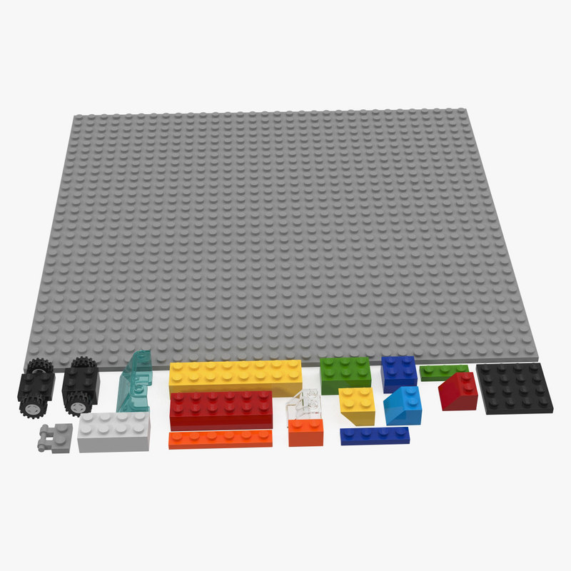 3D model lego bricks pieces - TurboSquid 1312029