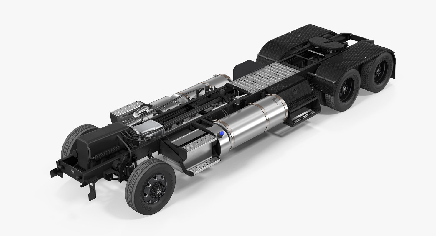 3D truck chassis model - TurboSquid 1312072