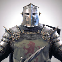 3d knight model