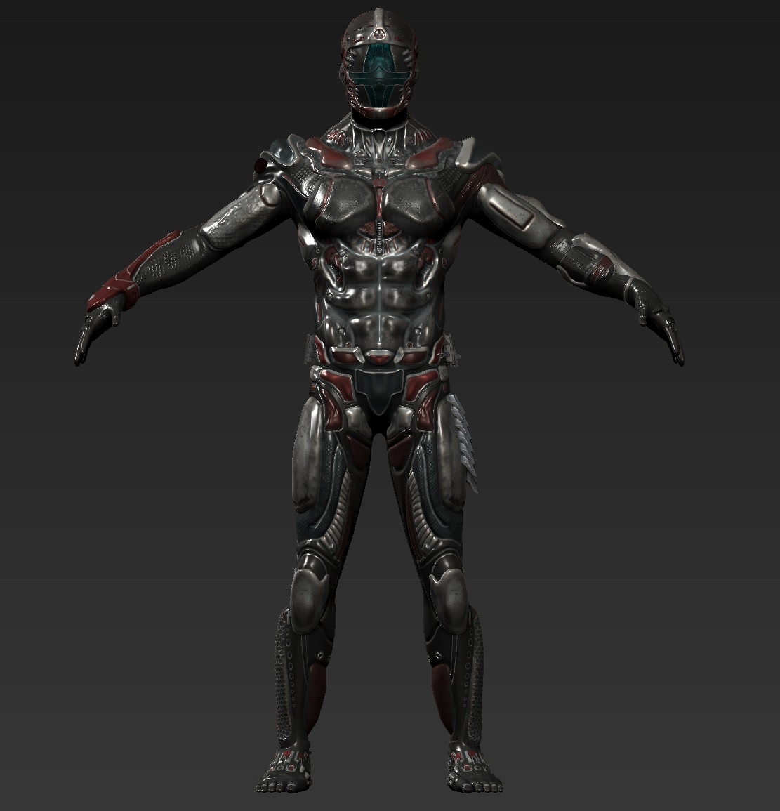 3D modern knight - TurboSquid 1312573
