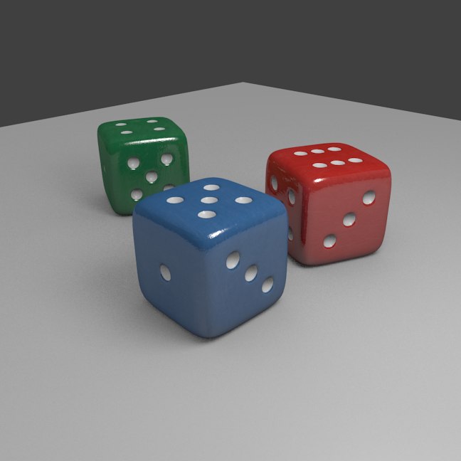 6 sided dice 3D model - TurboSquid 1312648