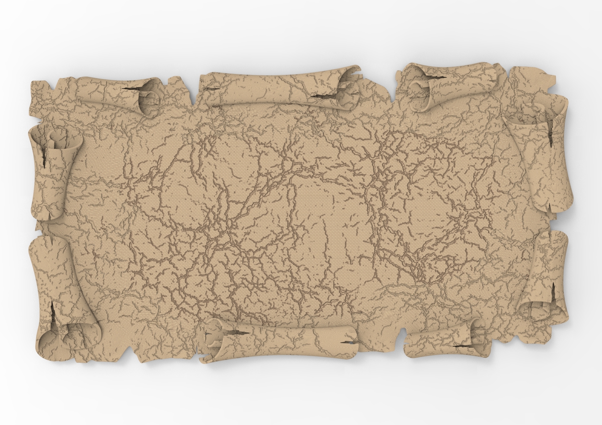 3D old parchment model - TurboSquid 1312816