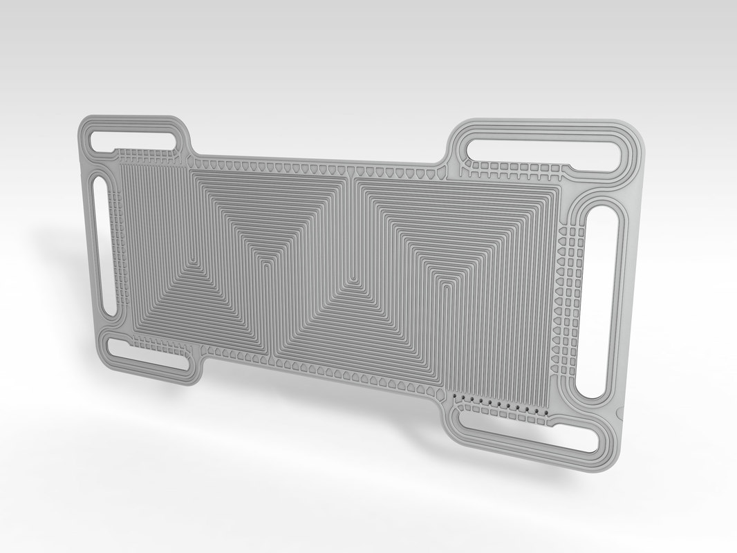 Brennstoffzellen-Bipolarplatte 3D-Modell - TurboSquid 1312822