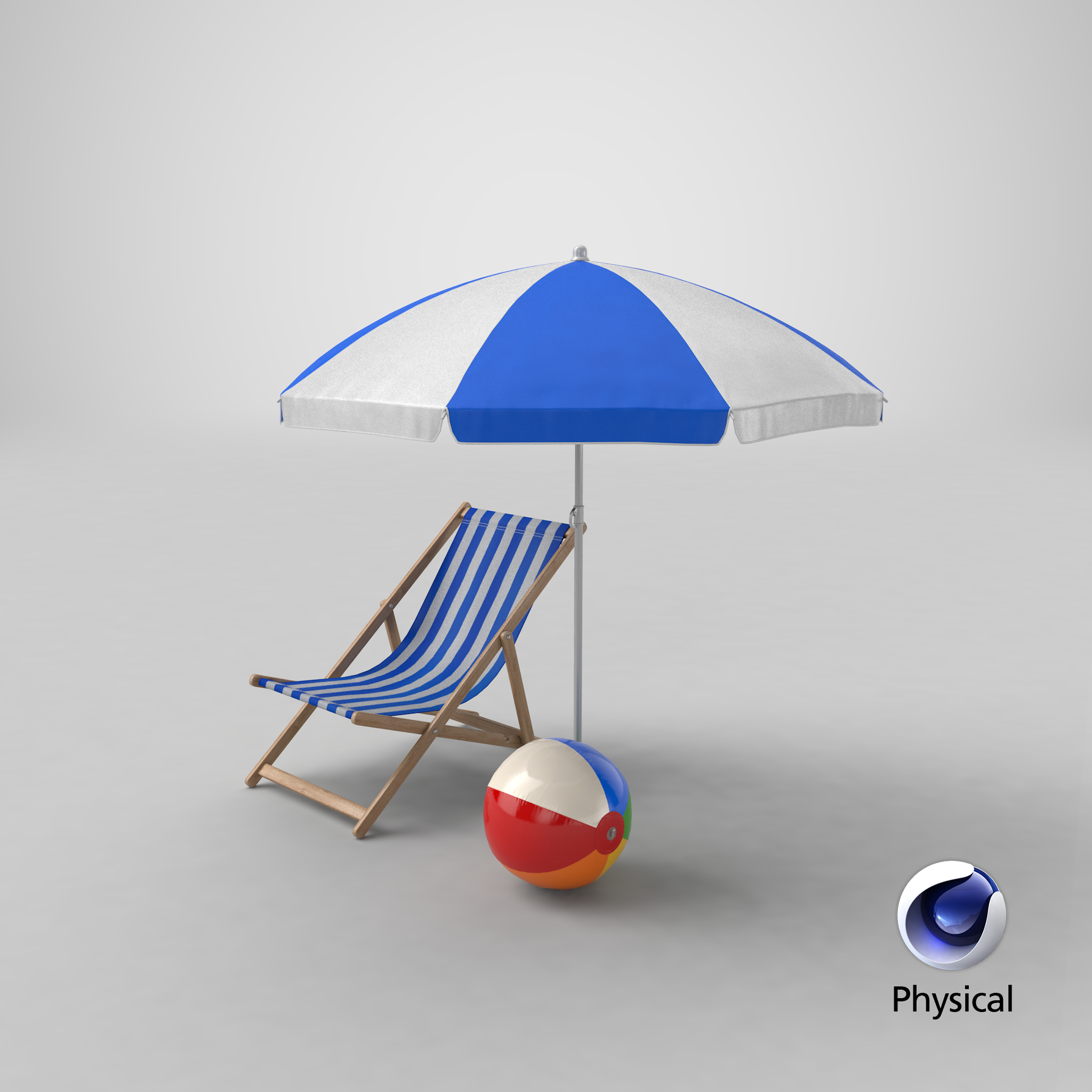 3D model summer set - TurboSquid 1312848