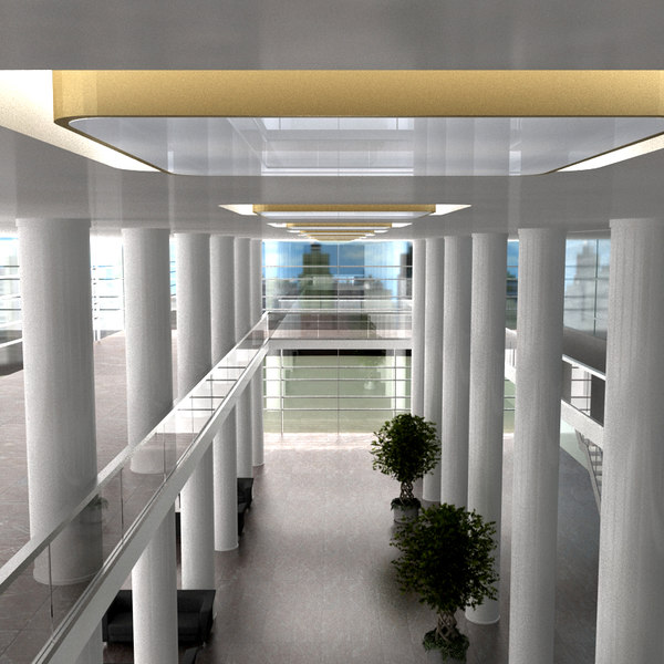 Modern hall 3D model - TurboSquid 1312969