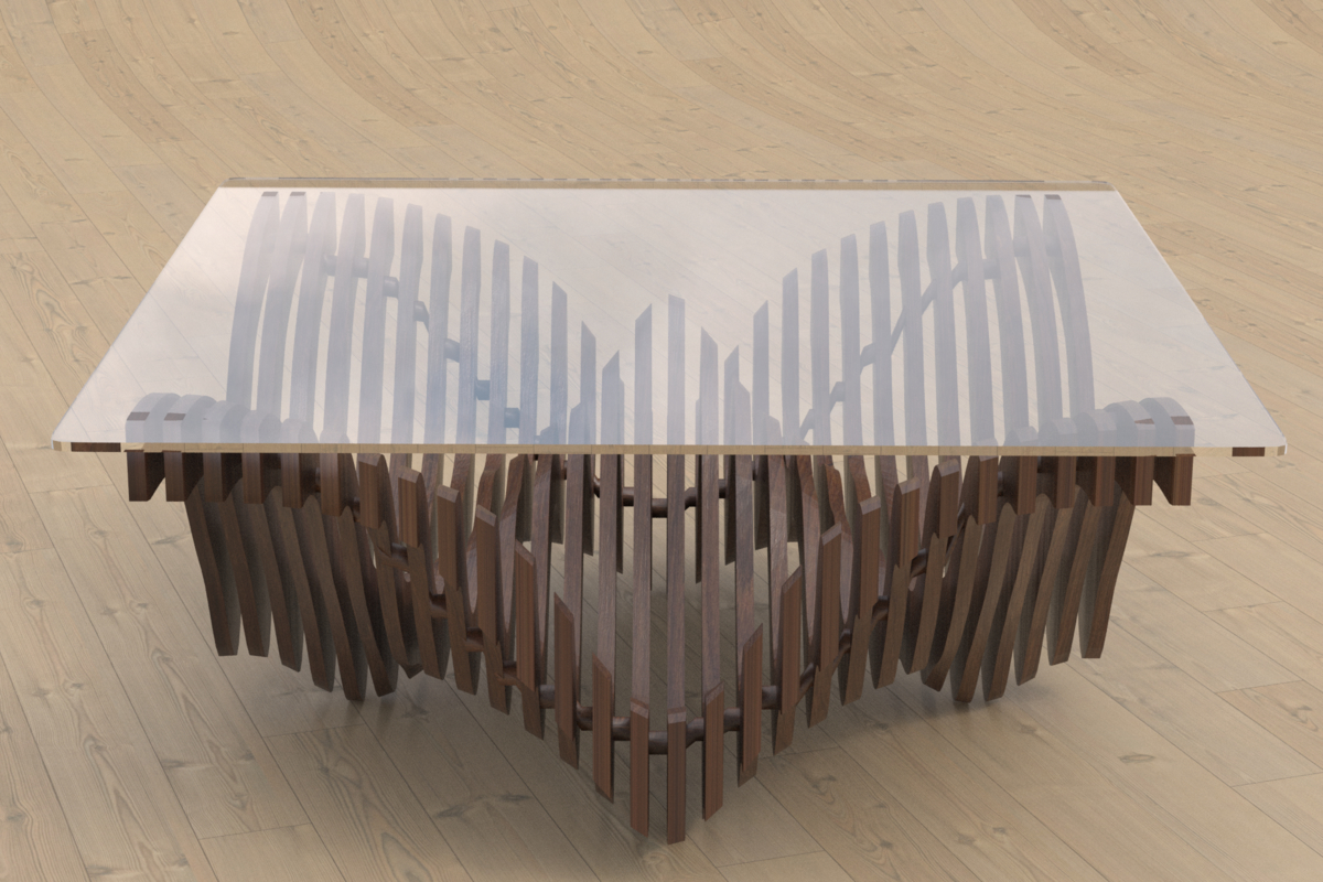 Parametric table 3D model - TurboSquid 1313095