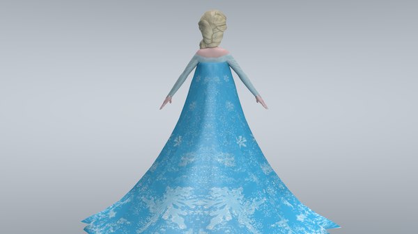 3D elsa frozen model - TurboSquid 1313174