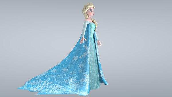 3D elsa frozen model - TurboSquid 1313174