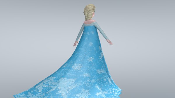 3D elsa frozen model - TurboSquid 1313174