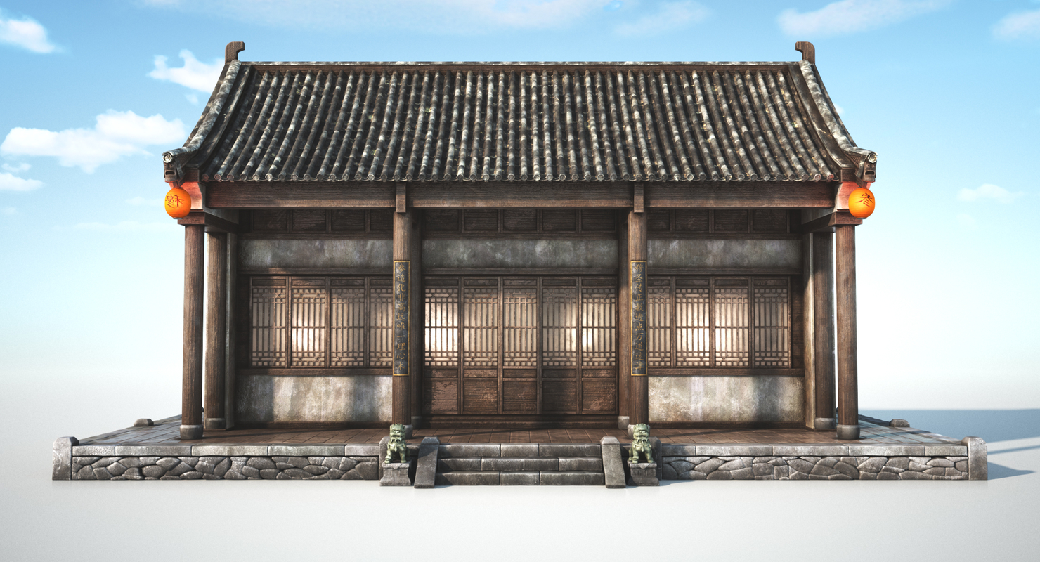 3D chinese house - TurboSquid 1313279
