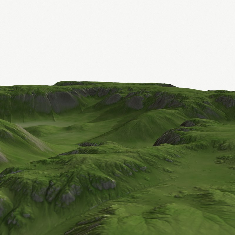 3D landscape land scape model - TurboSquid 1313610