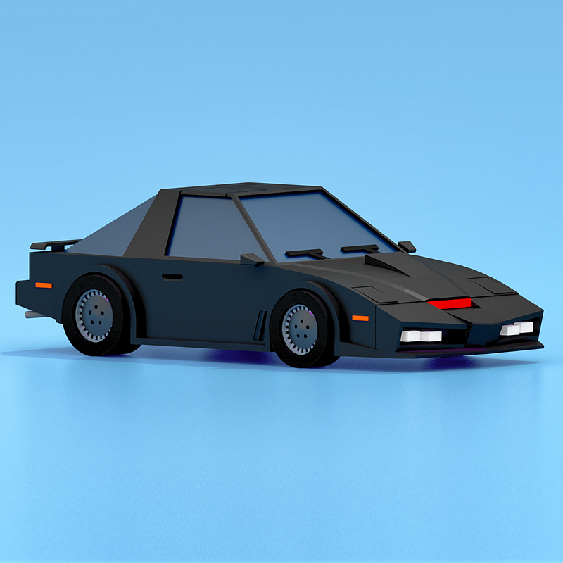 Knight rider model - TurboSquid 1313684