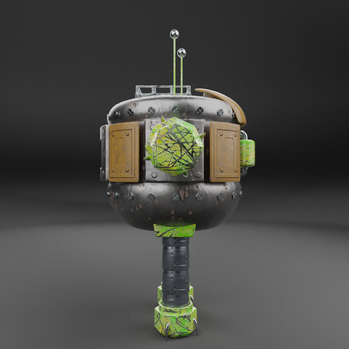 Free rig metallic blender 3D model - TurboSquid 1313739