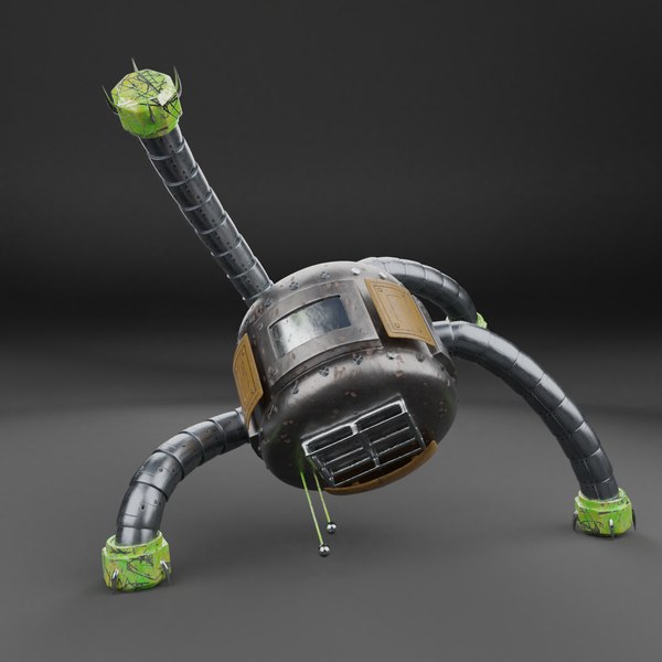 Free rig metallic blender 3D model - TurboSquid 1313739