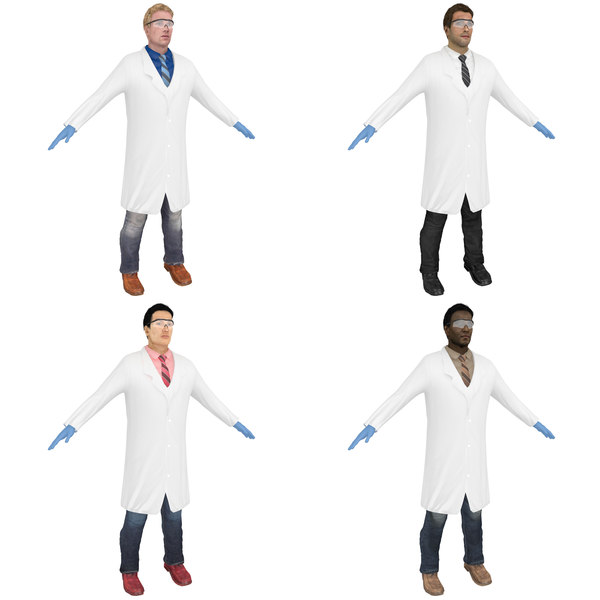 human man male 3d model