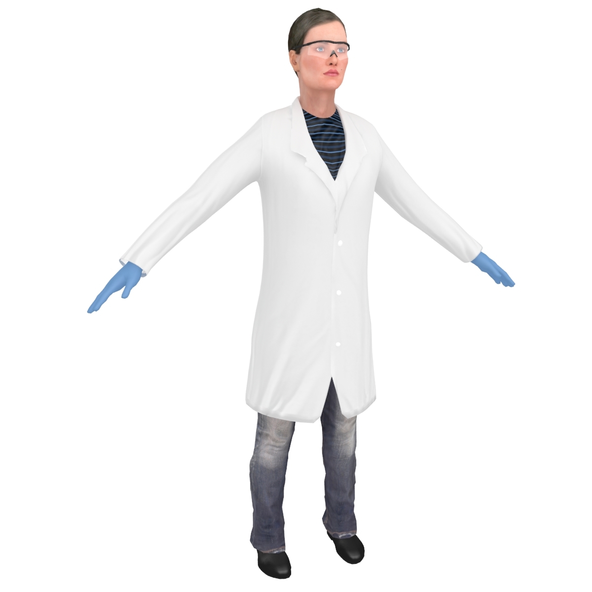 Female scientist 3D model - TurboSquid 1313822