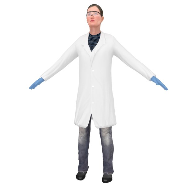 Female scientist 3D model - TurboSquid 1313822