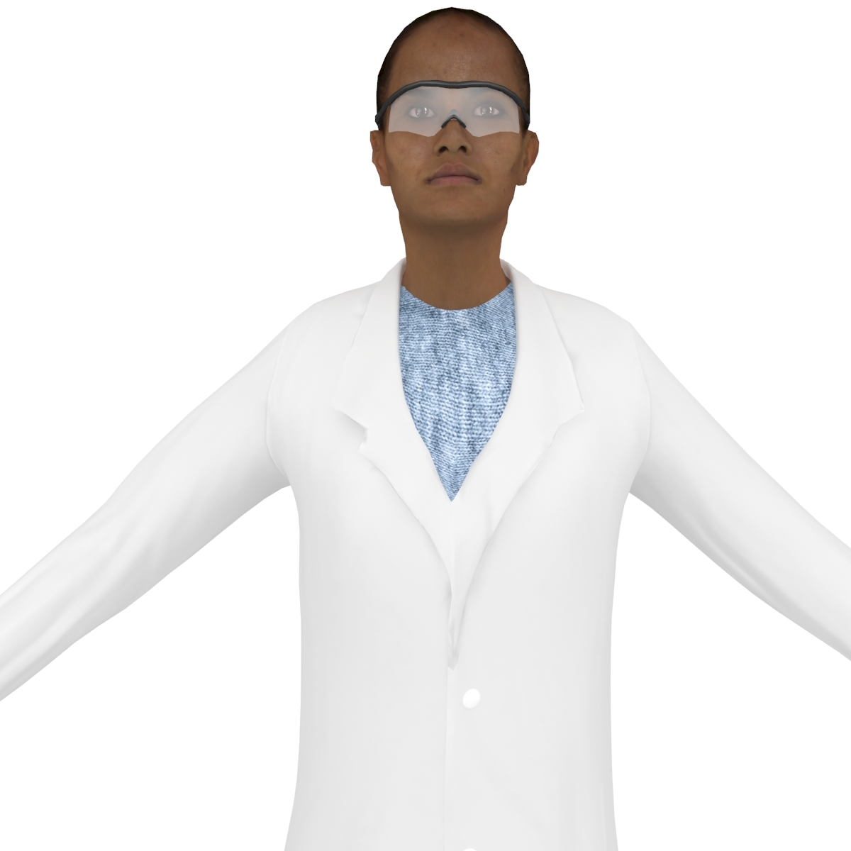 3D female scientist model - TurboSquid 1313825
