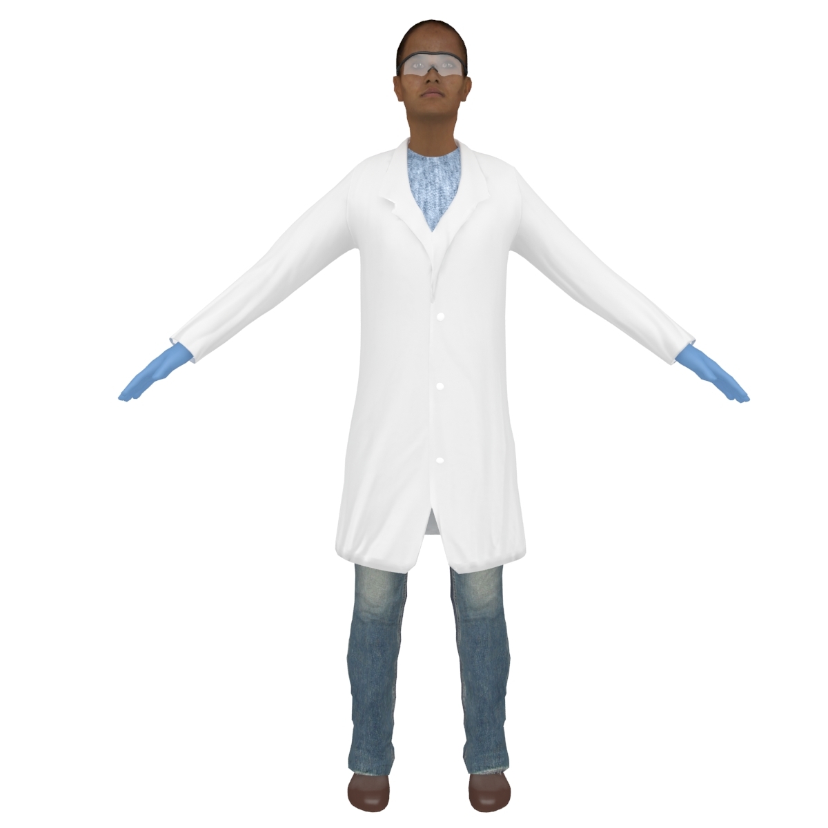 3D female scientist model - TurboSquid 1313825