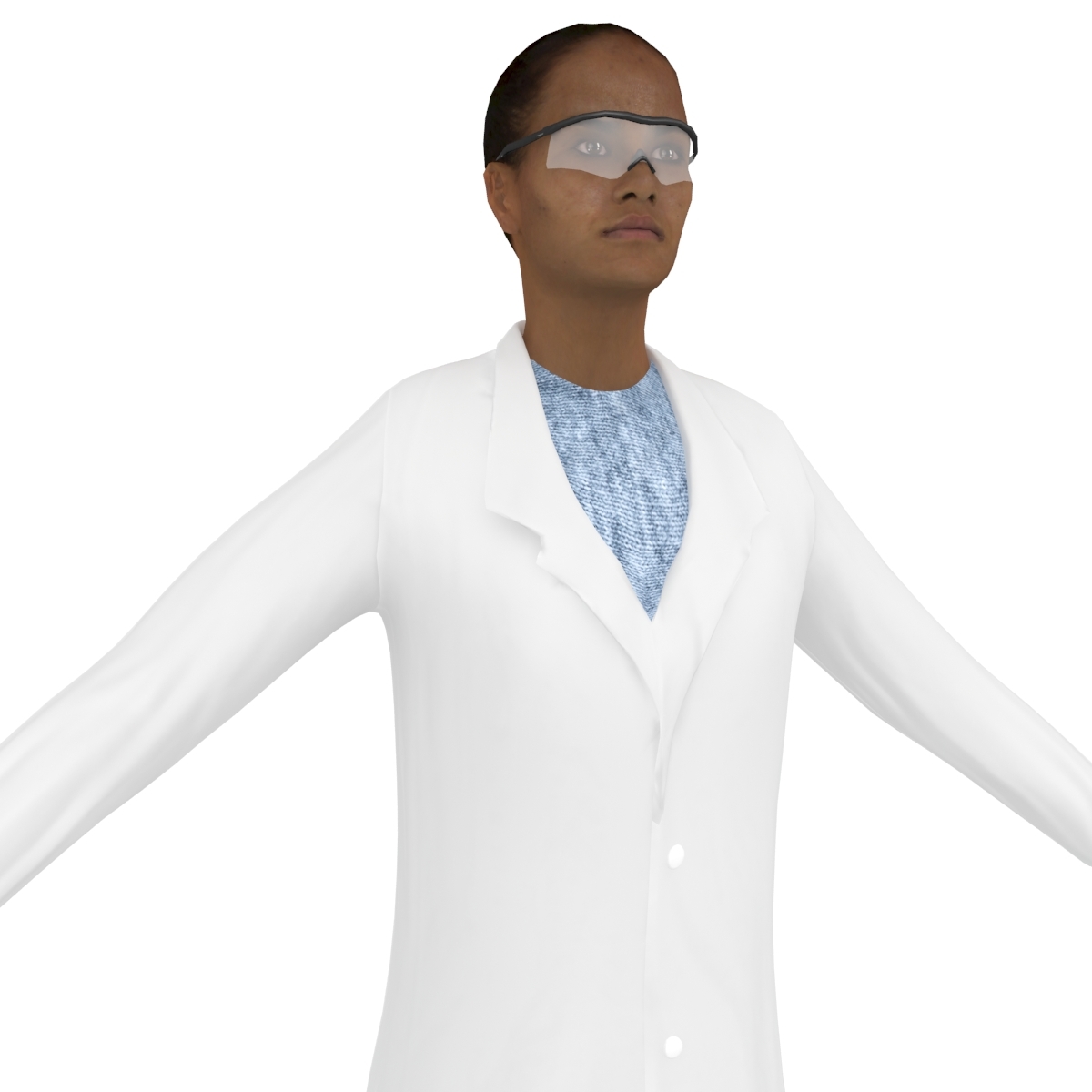 3D female scientist model - TurboSquid 1313825