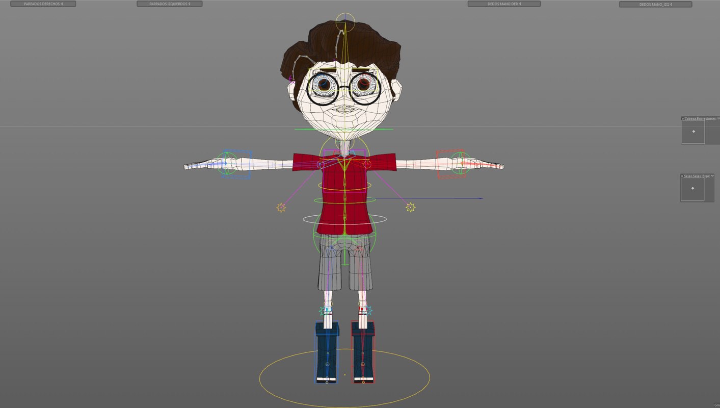 3D rig child - TurboSquid 1313868