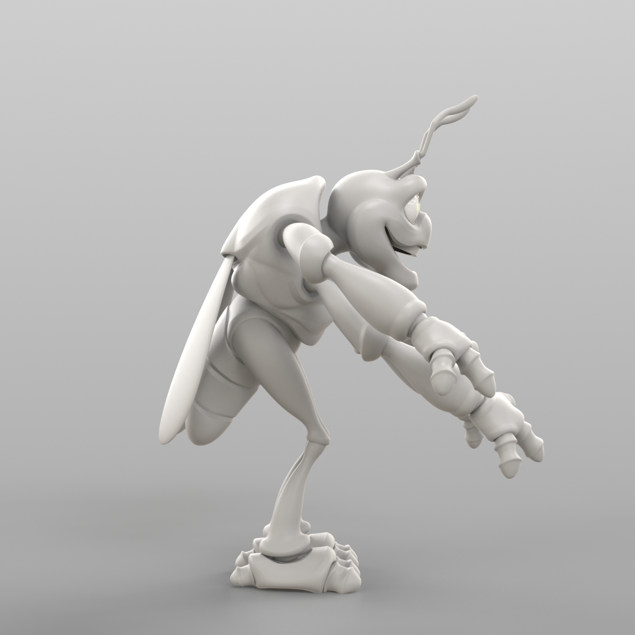 modèle 3D de Cigale dessin animé - TurboSquid 1313887