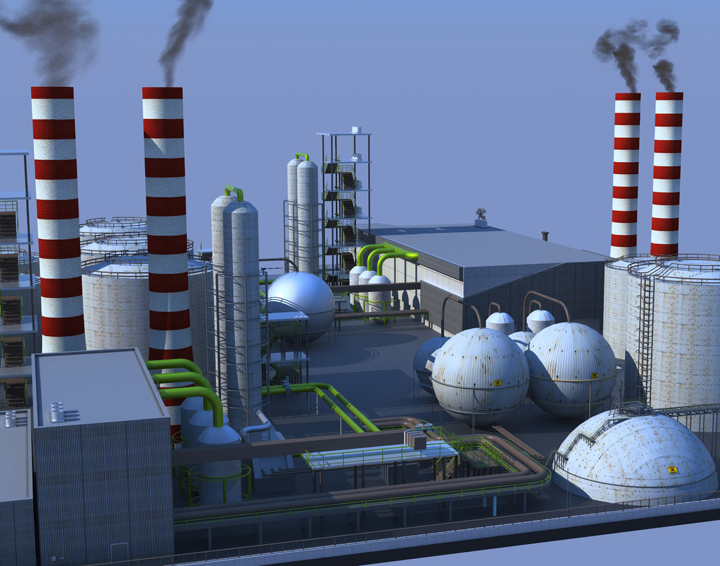 3D model refinery - TurboSquid 1313918