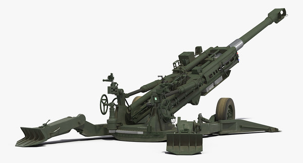 3D model howitzer m777 155mm rigged - TurboSquid 1313941