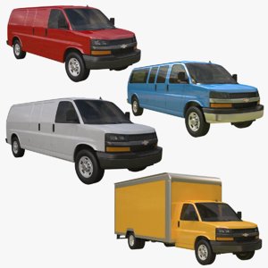 3d model master long van