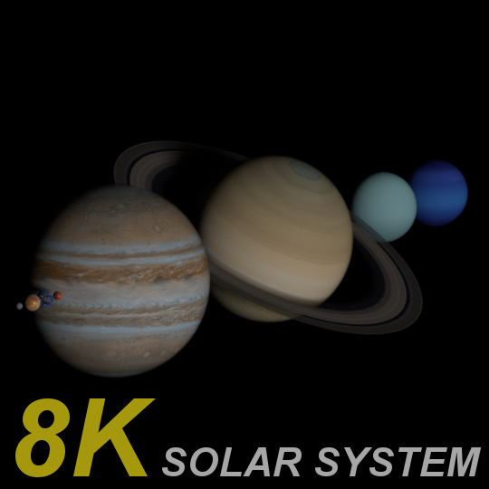 Solar System Blender Models for Download | TurboSquid