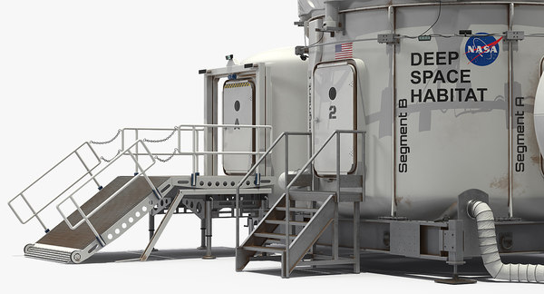 3D nasa deep space habitat - TurboSquid 1314182