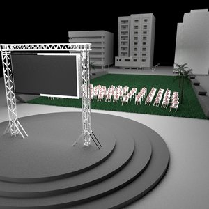 Outdoor Stage 3D Models for Download | TurboSquid