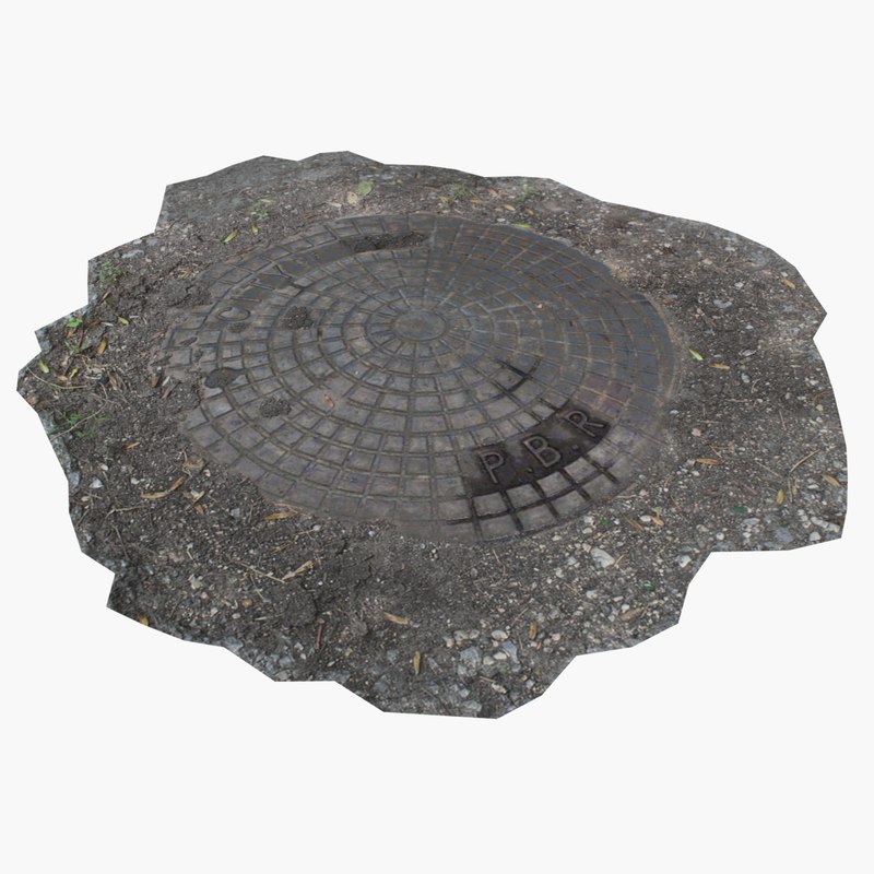 Manhole 3D model - TurboSquid 1314556