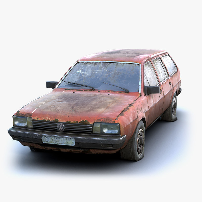 Low-poly rusty volkswagen 3D model - TurboSquid 1314744