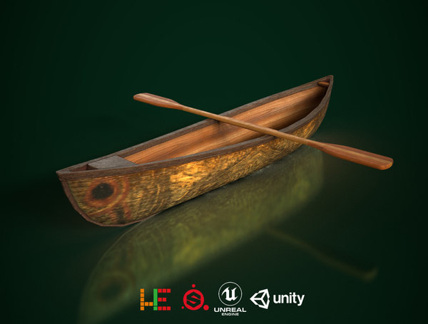 Canoe 3D Models for Download | TurboSquid