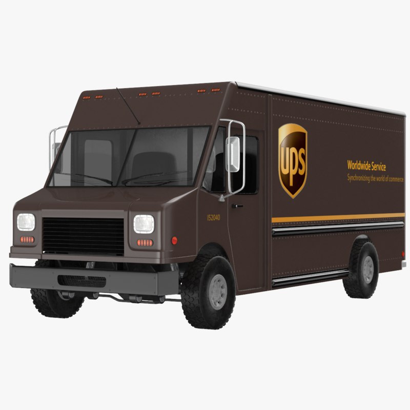 Ups truck 3D - TurboSquid 1315087