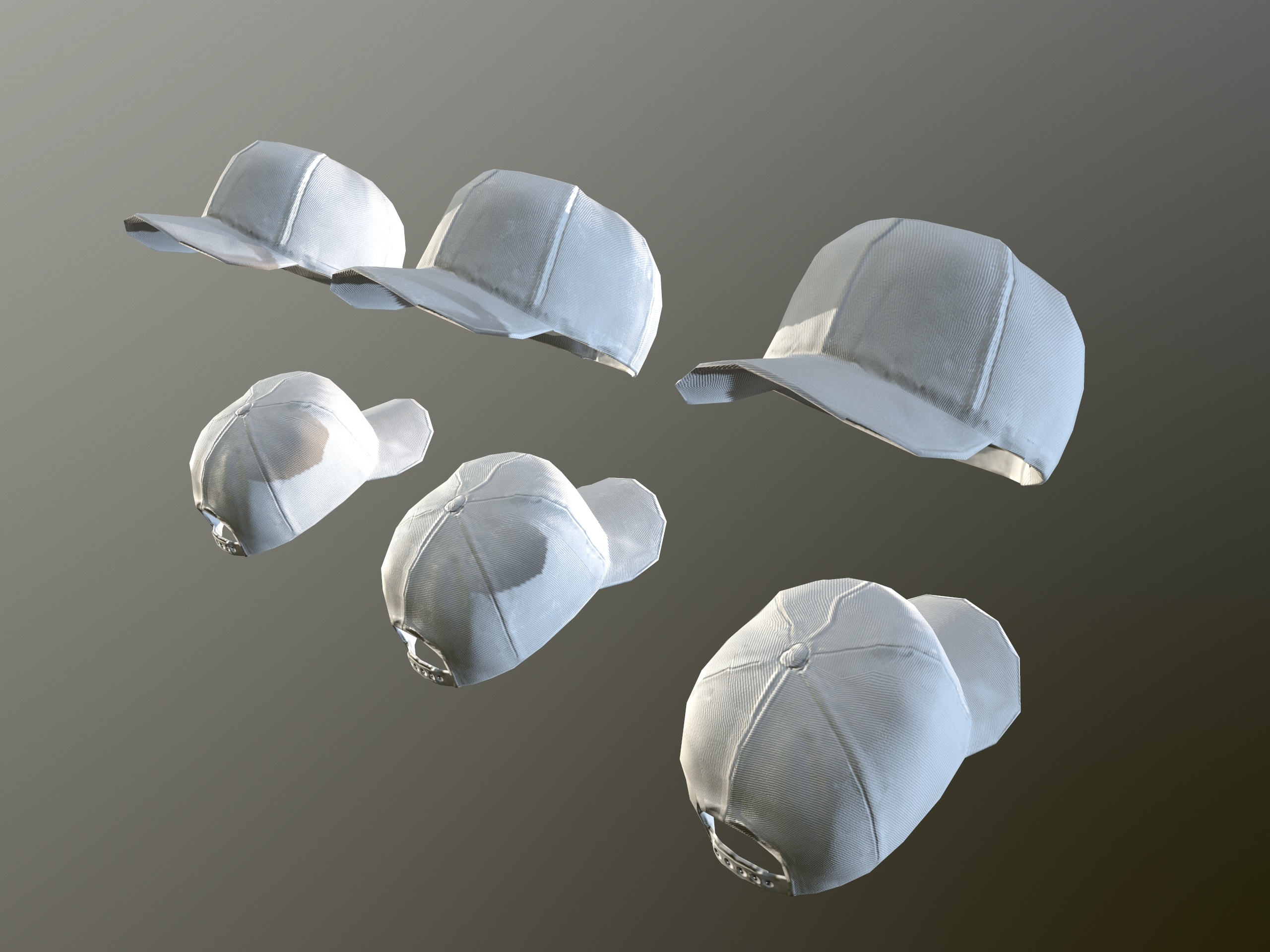 Caps pack 1 3D model - TurboSquid 1315171