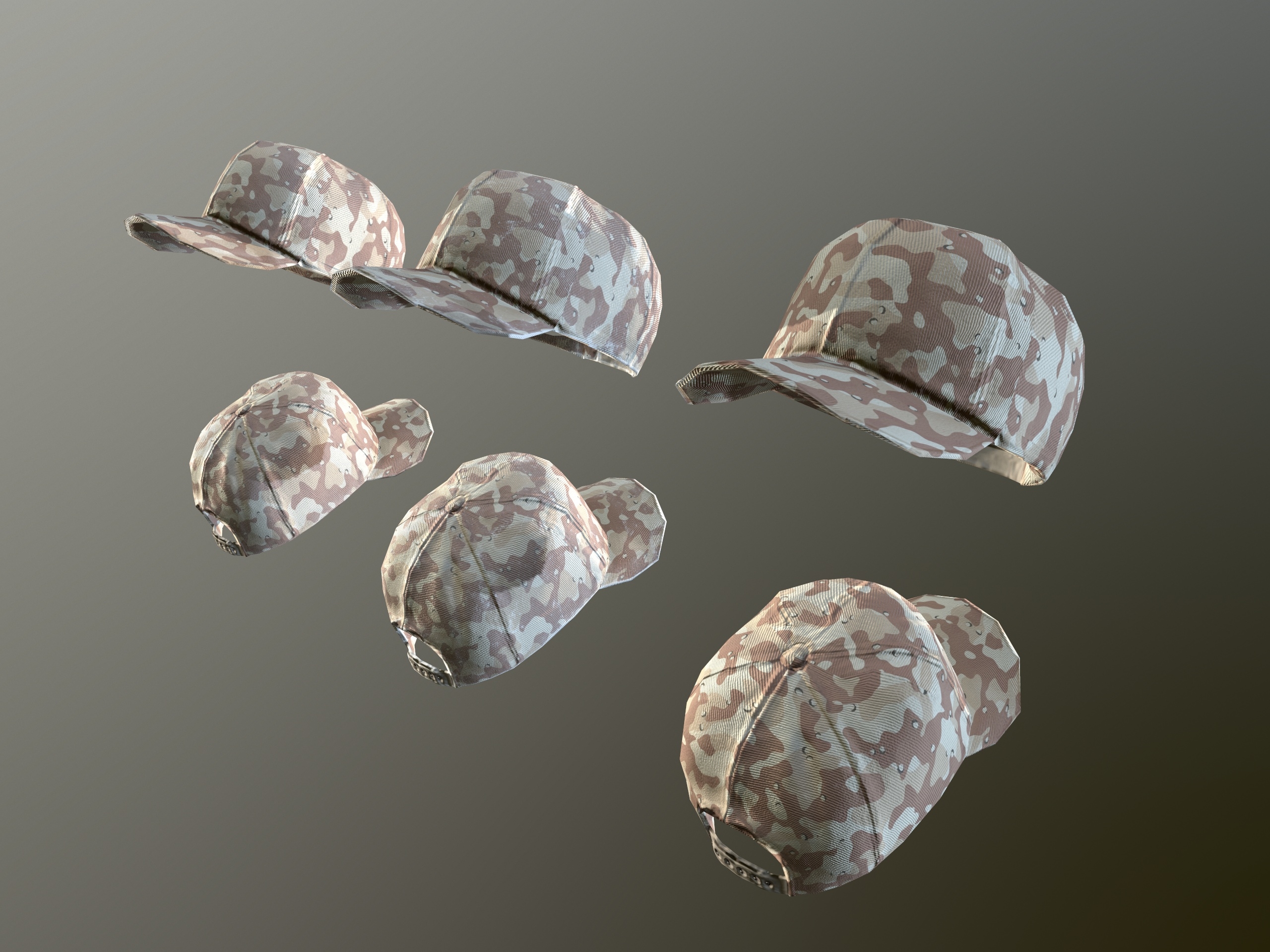 Caps pack 1 3D model - TurboSquid 1315171